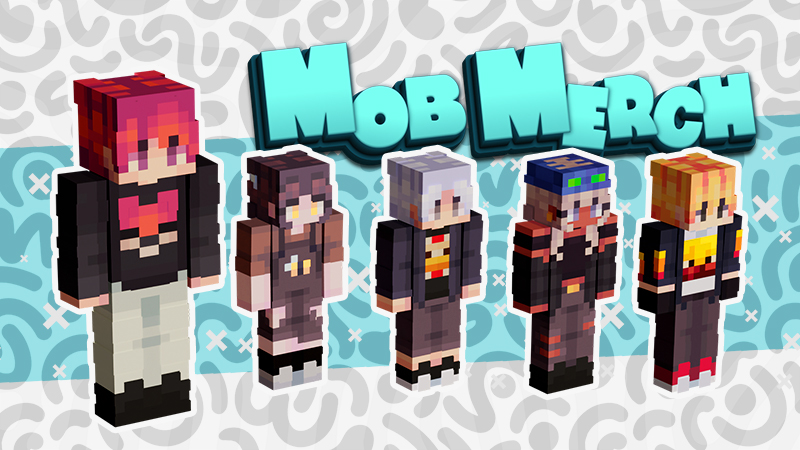 Mob Merch by Dalibu Studios (Minecraft Skin Pack) - Minecraft Bedrock ...