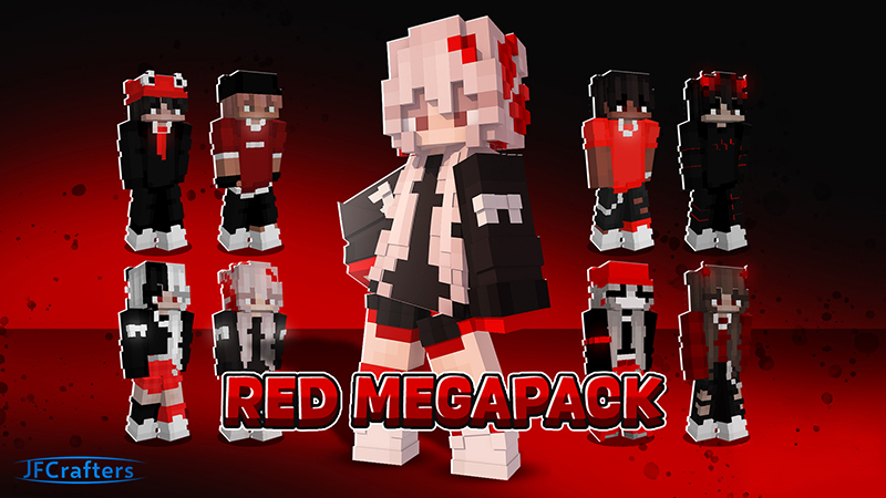 Red Megapack by JFCrafters (Minecraft Skin Pack) - Minecraft Bedrock ...