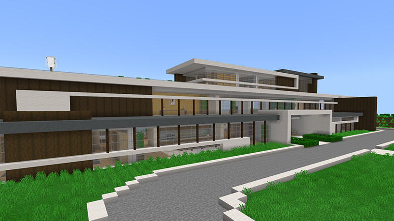 Modern Hillside Mansion by 4KS Studios (Minecraft Marketplace Map ...