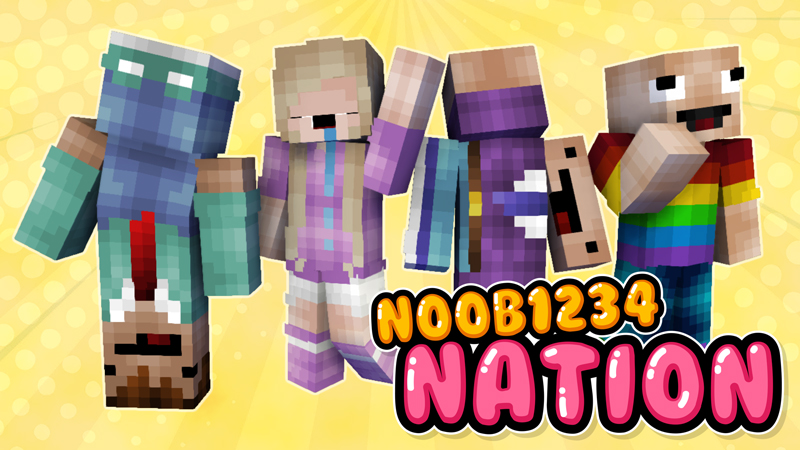 Noob1234 Nation by Meatball Inc (Minecraft Skin Pack) - Minecraft ...