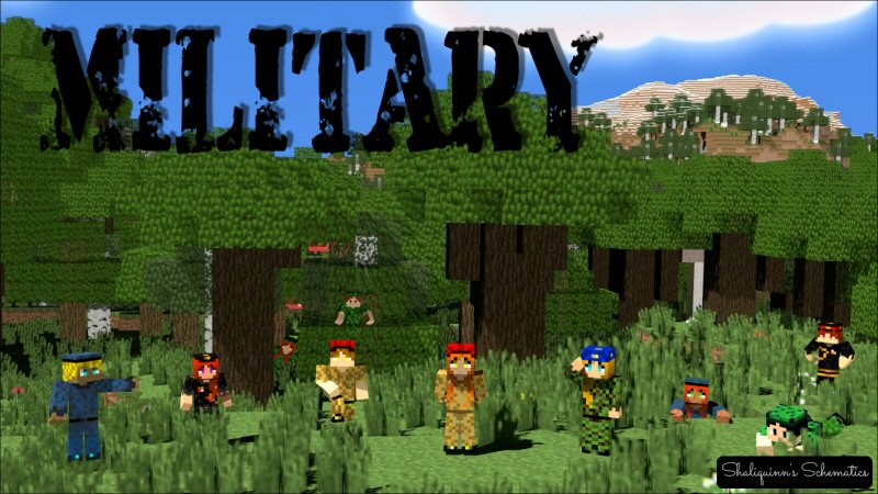 Military Skin Pack by Shaliquinn's Schematics (Minecraft Skin Pack ...