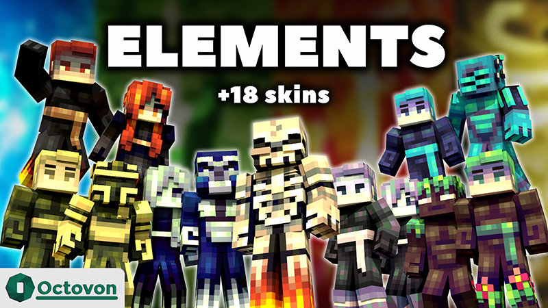Elements by Octovon (Minecraft Skin Pack) - Minecraft Bedrock ...